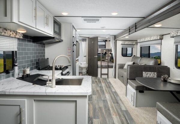 RV with White Interiors (No Painting Required)