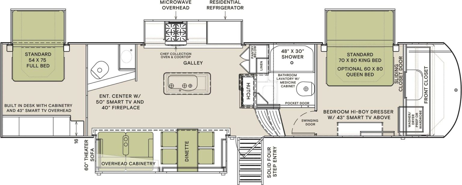 12 Spacious Travel Trailers with Two Queen Bedrooms (2023 Models)