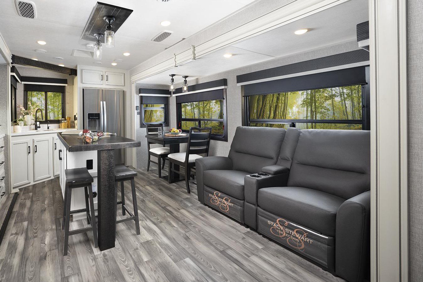 RVs with Modern White Interior Décor (No Painting Required)