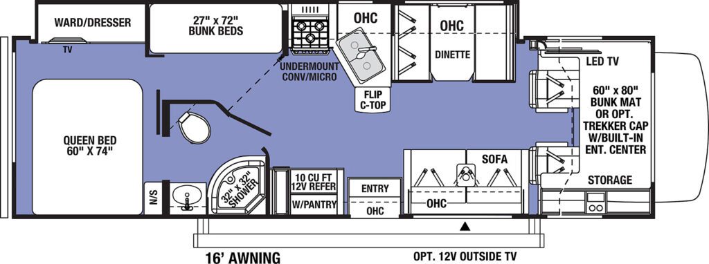 11 Incredible Class C RVs with Bunk Beds (2023 Update) - Travels with Ted