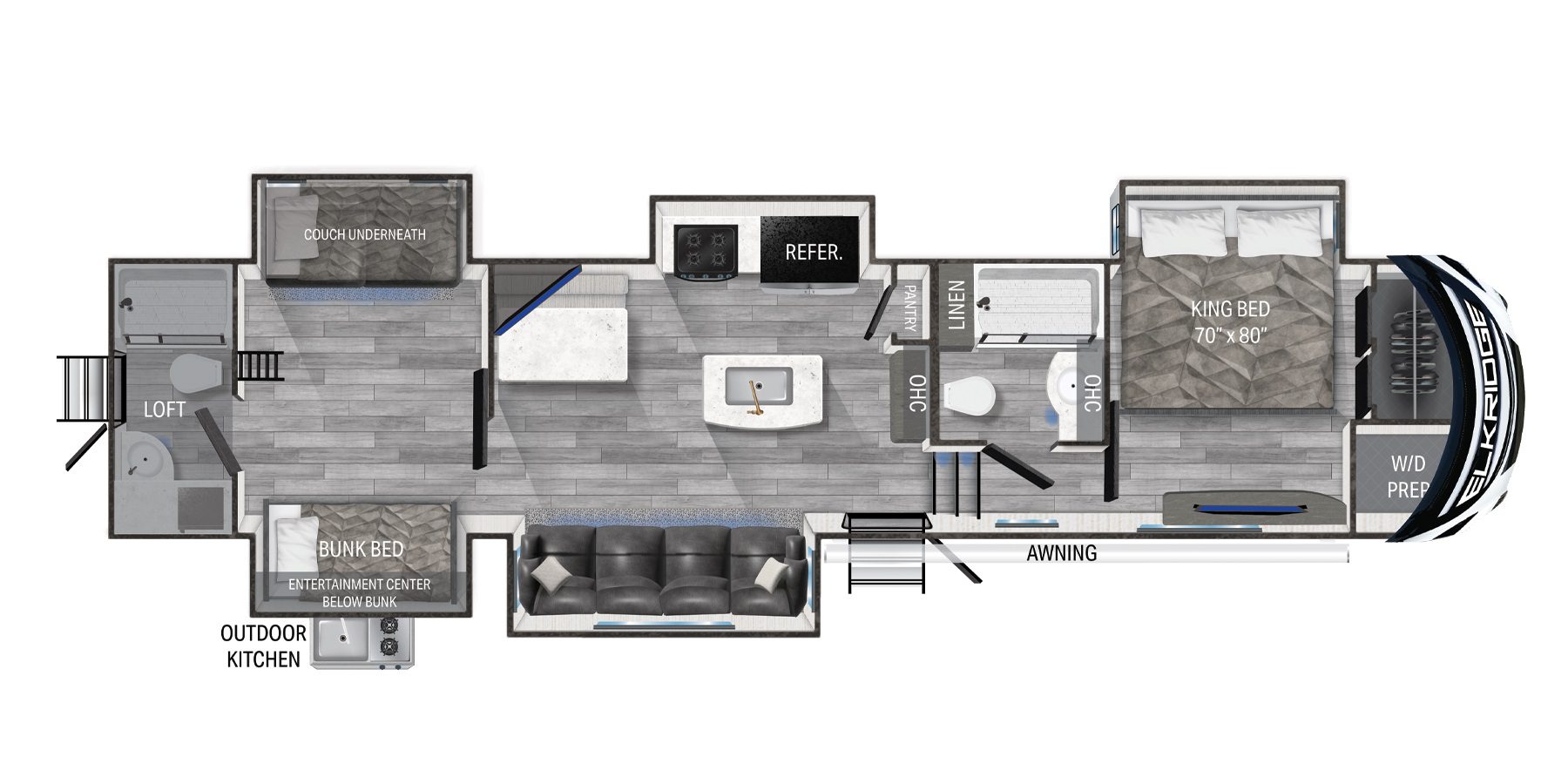 Fifth Wheels with Lofts: 12 Awesome Family RVs
