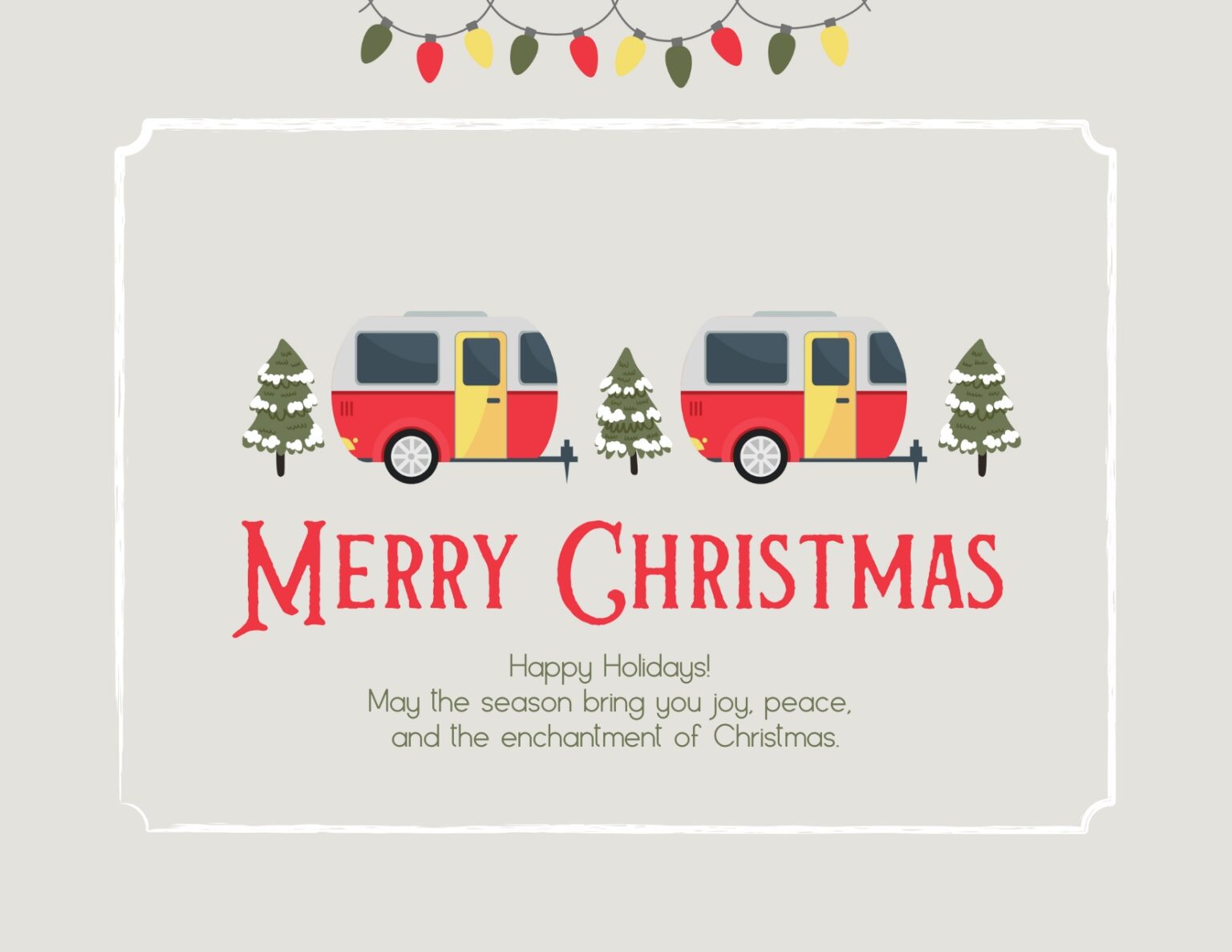 RV Christmas Cards: 5 Free Designs for Jolly Campers - Travels with Ted