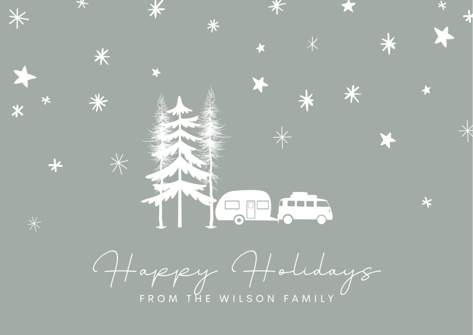 RV Christmas Cards: 5 Free Designs for Jolly Campers - Travels with Ted