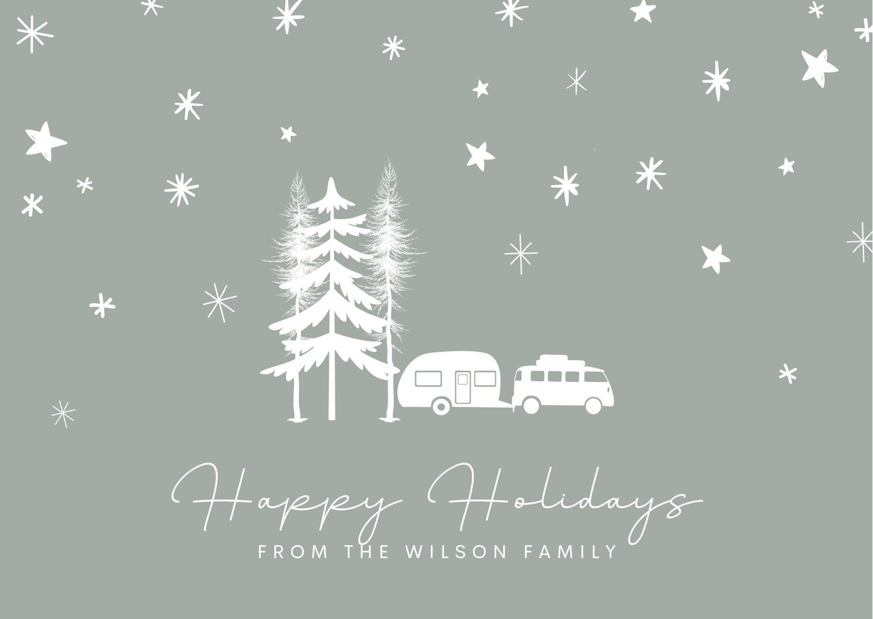 RV Christmas Cards: 5 Free Designs for Jolly Campers - Travels with Ted
