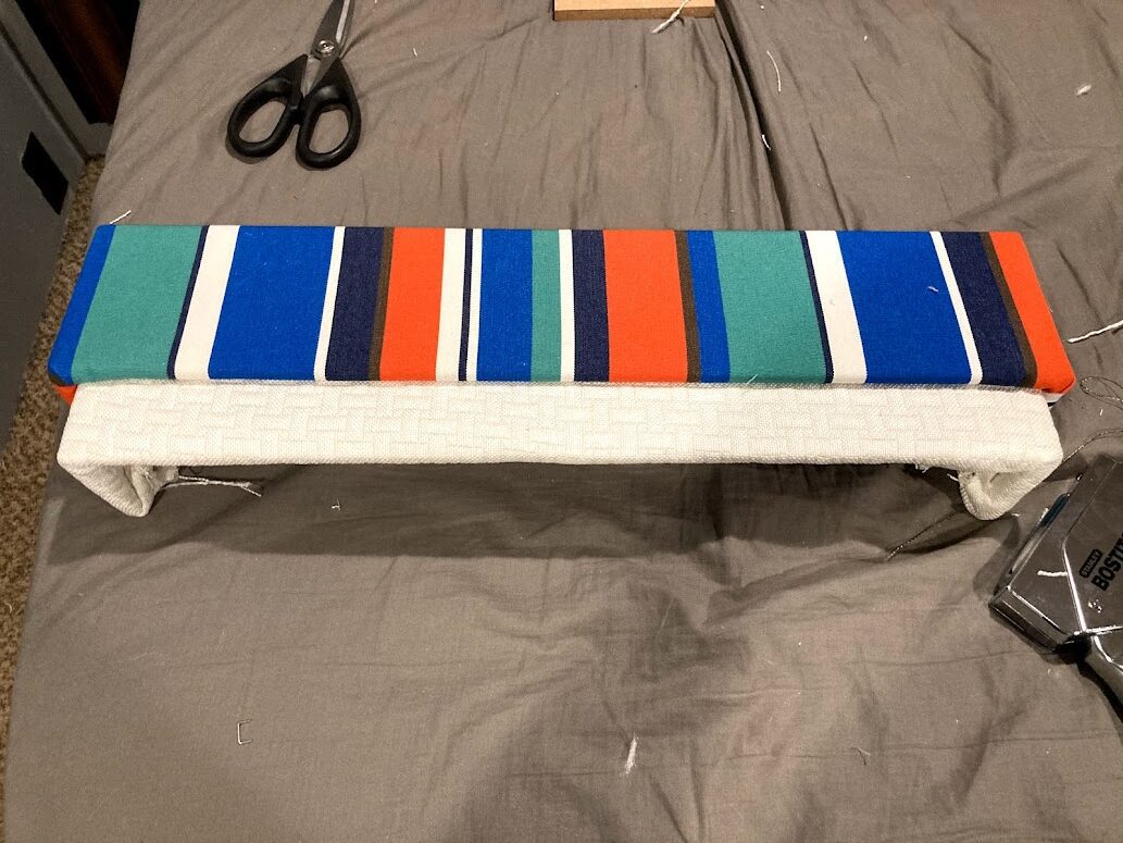 DIY RV Window Valance Makeover (No Sewing Required) - Travels with Ted